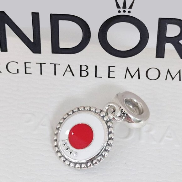 Pandora | Jewelry | Pandora Japan Flag Dangle Charm Exclusive Travel ...